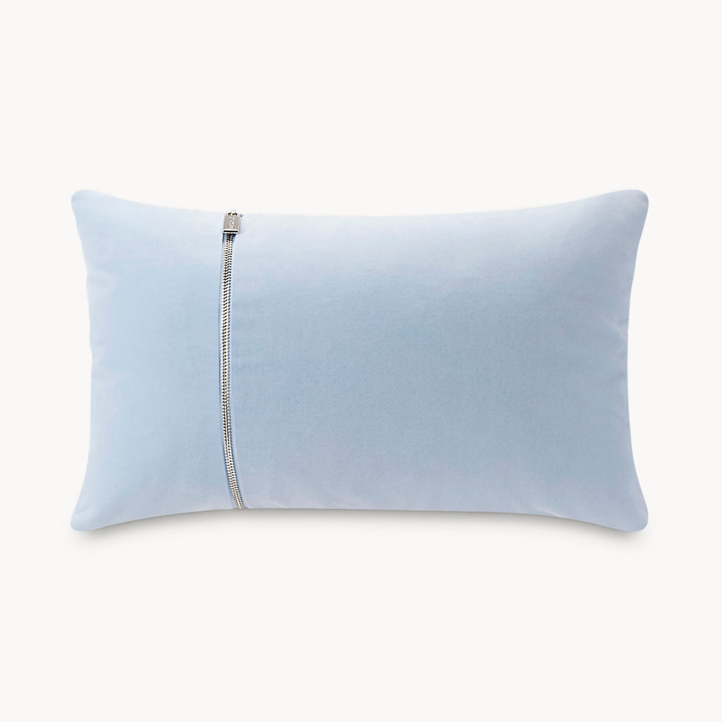 Light Blue Velvet Lumbar Pillow | The SOPHIE | ZUMBO